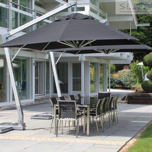Side post parasol - HURRICANE-3.5-SIDE-WIND-ROUND - Bambrella ...