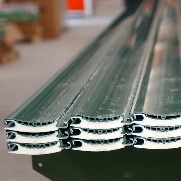 Roller shutter - DUERO - PINTO - aluminum / PVC / door