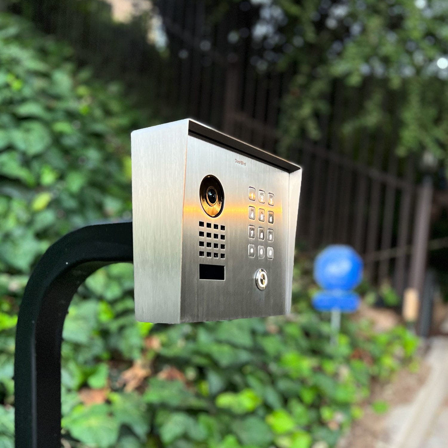 Surface-mount door station - D1101KH Classic - DoorBird - brushed ...