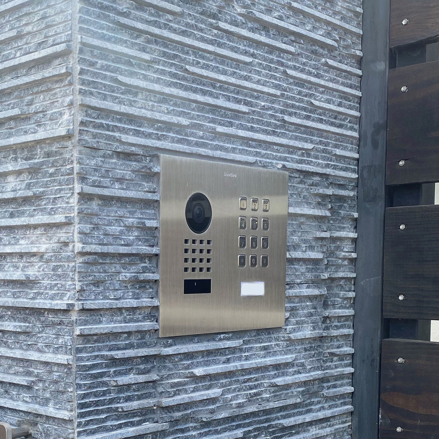 Flush-mount door station - D1101KH Modern - DoorBird - brushed ...