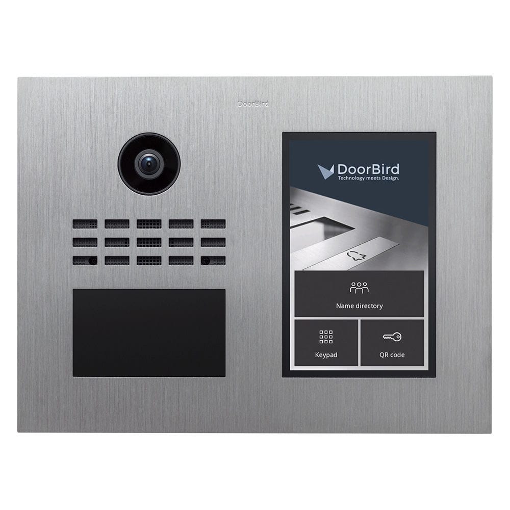 Stainless steel video door intercom - D31TDH - DoorBird - residential ...