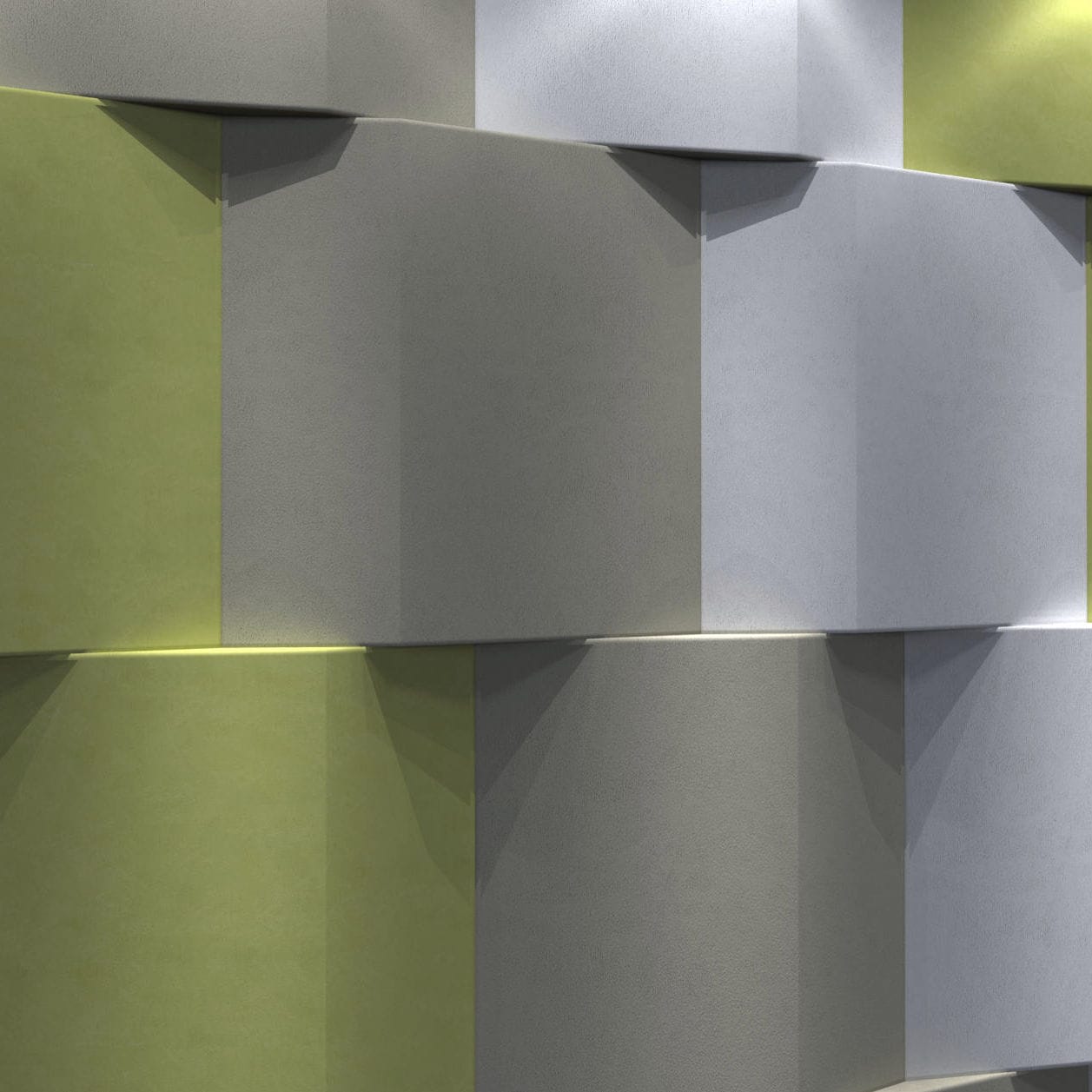 Wall sound-absorbing panel - DAWSON - artnovion - fabric / for interior ...