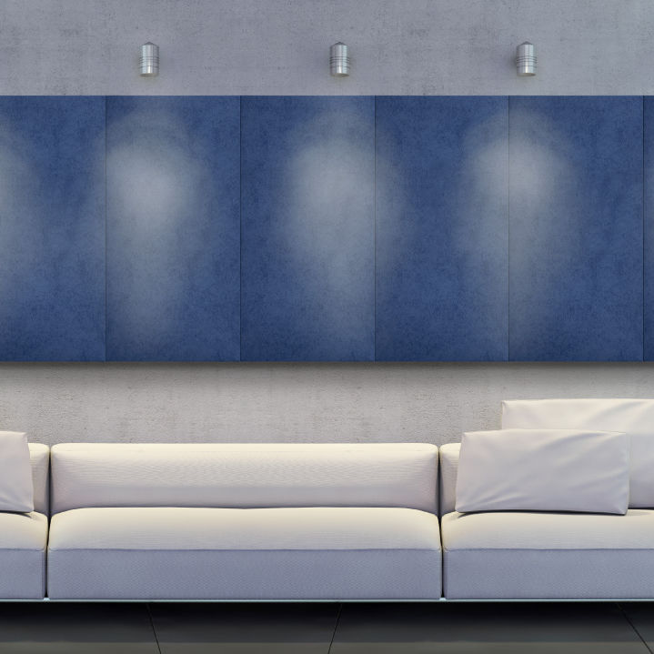 Wall-mounted sound-absorbing panel - HELEN - artnovion - fabric / for ...