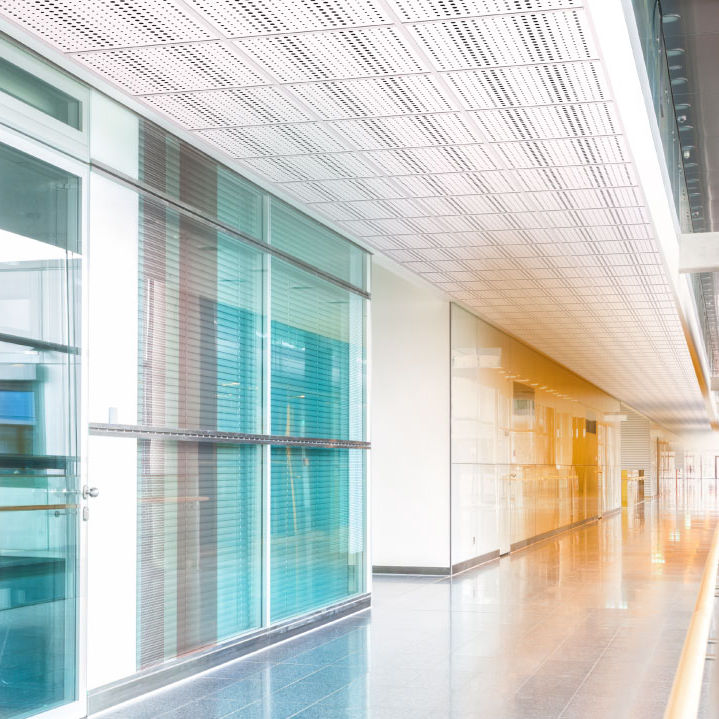 Wood veneer suspended ceiling - KEA - artnovion - tile / acoustic ...