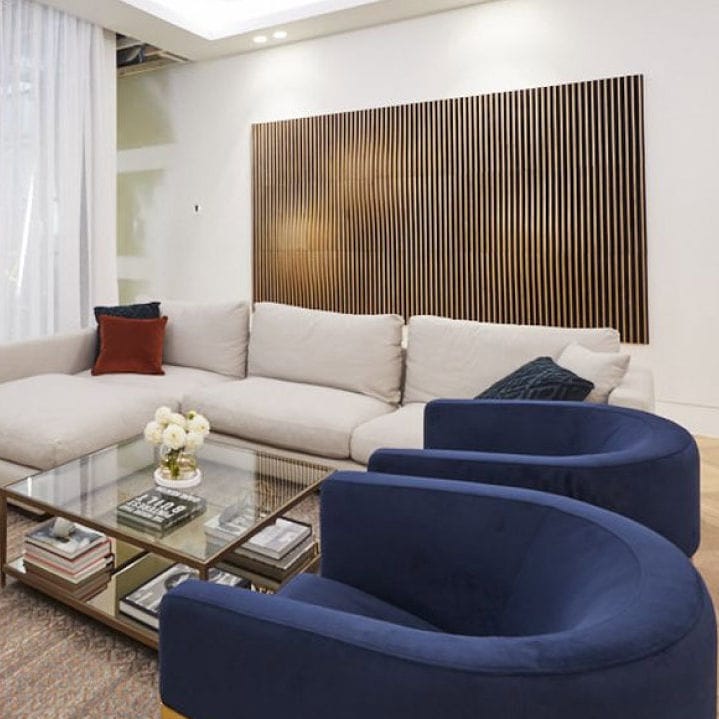 Wall-mounted sound-absorbing panel - AVALON FLOW - artnovion - wood ...