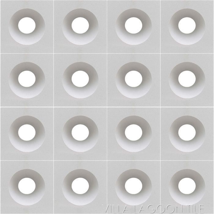 Hollow concrete block - ANEGADA - Villa Lagoon Tile - decorative / for ...