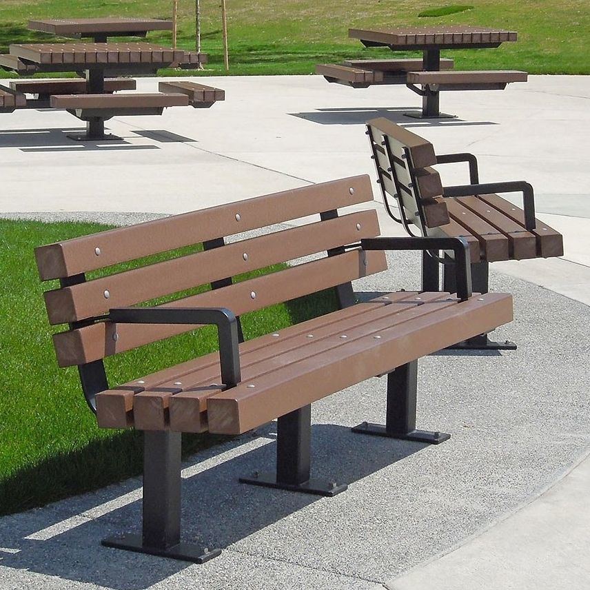 Contemporary bench - TRANSIT - Tournesol SITEWORKS - wood / recycled ...