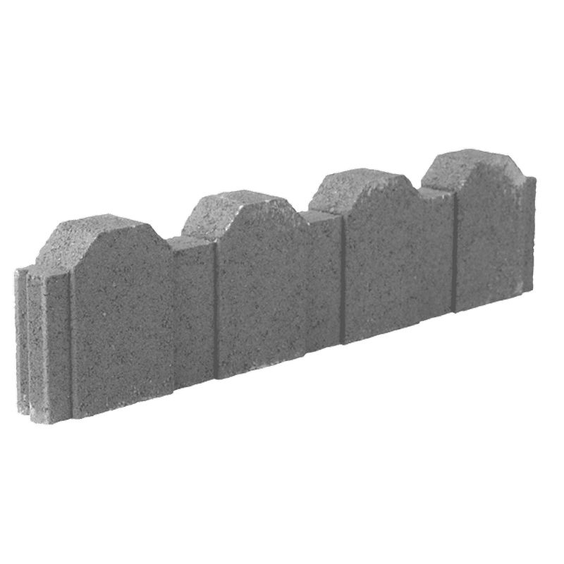 Garden edge - 24IN STRAIGHT PICKET - PAVESTONE - concrete / stone / linear