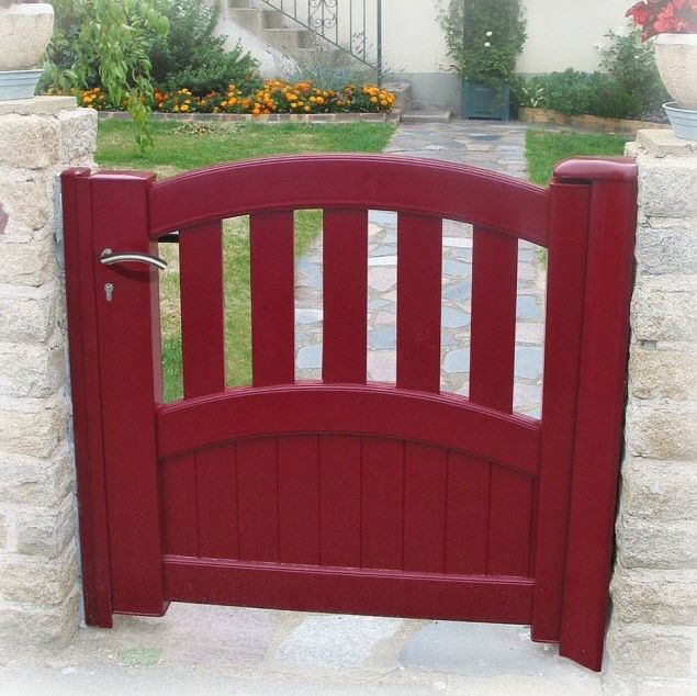 Thermo-lacquered aluminum garden gate - ALIZÉ - KSM PRODUCTION