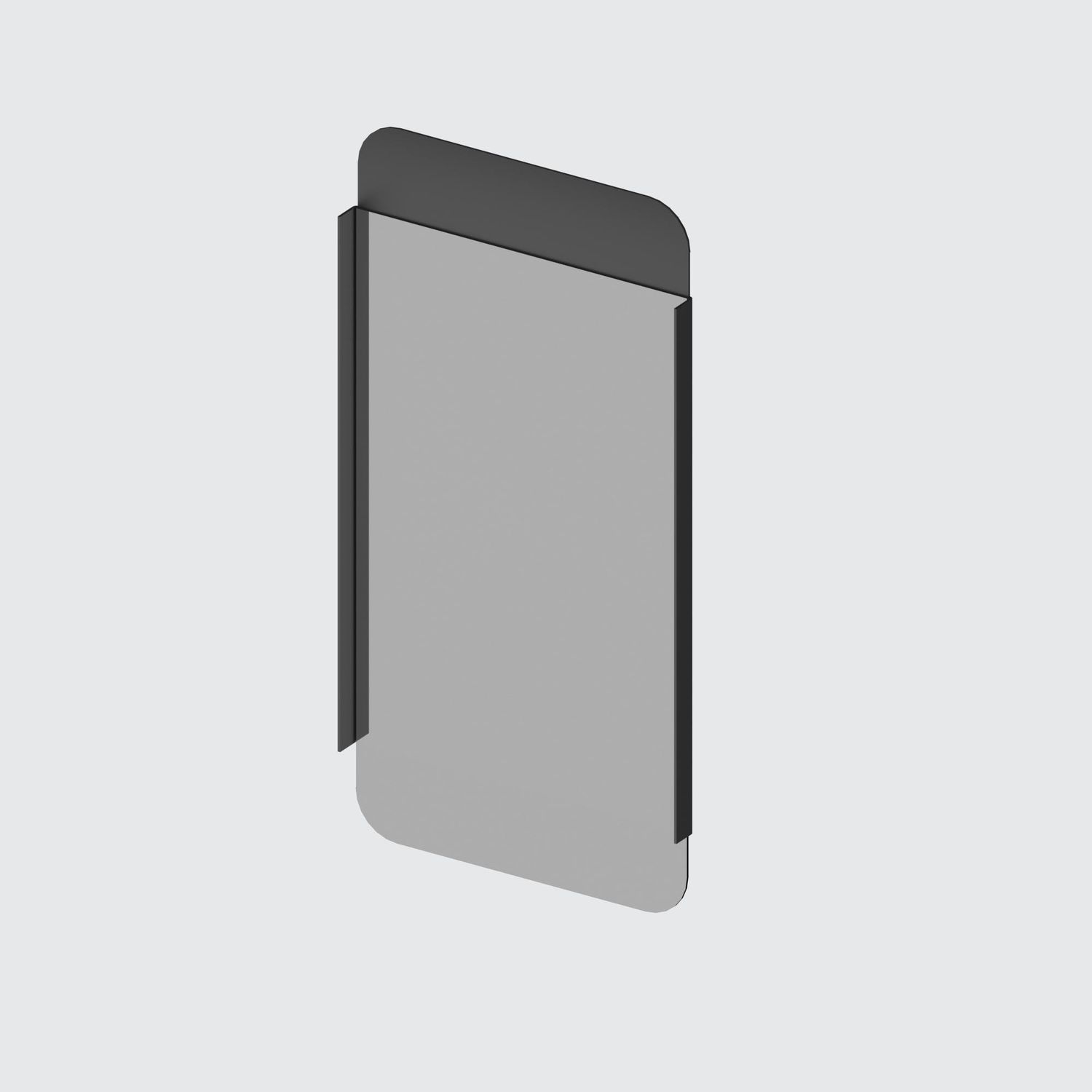 Wall-mounted bathroom mirror - basic - 3S design - contemporary ...