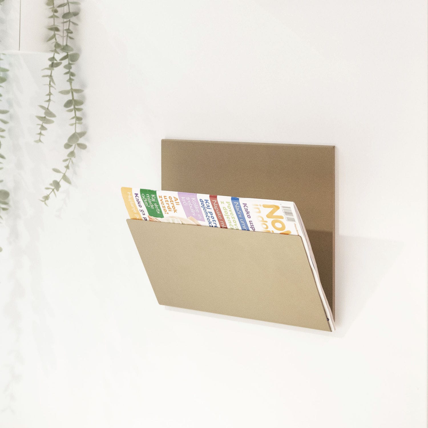 Contemporary magazine rack - basic - 3S design - home / powder-coated ...