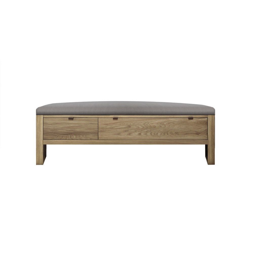 Contemporary bed bench - FULTON - West Furniture - wooden