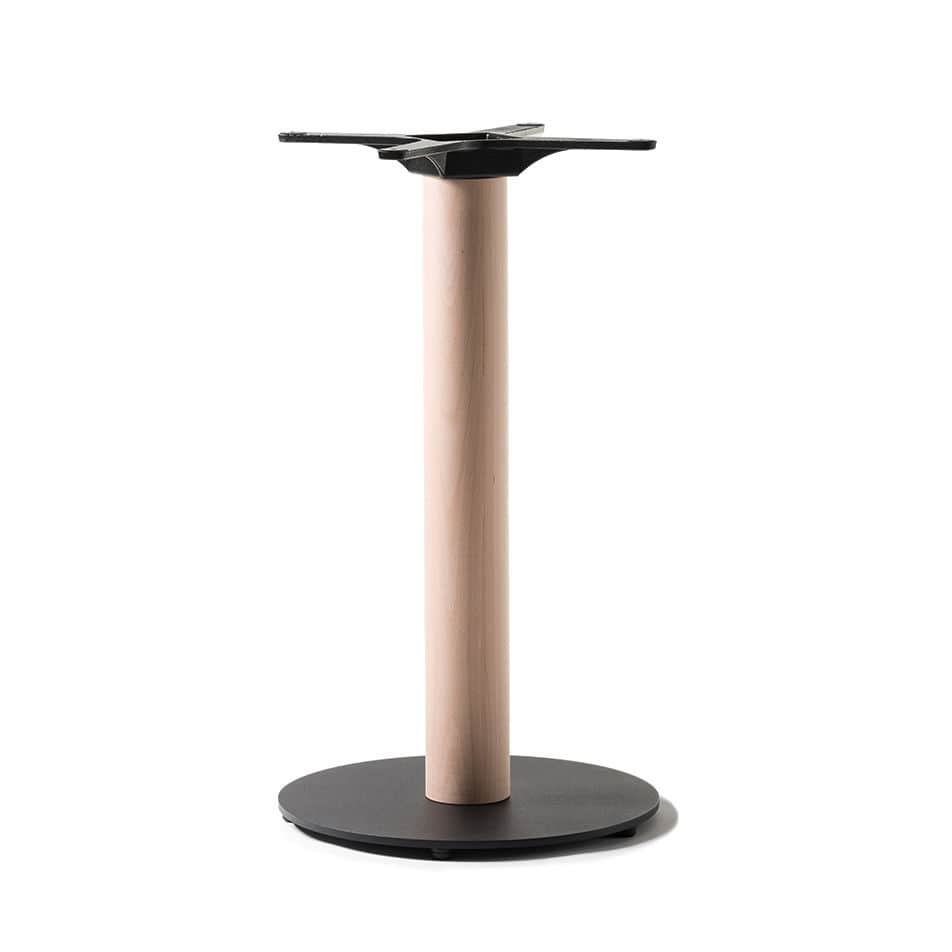 Steel table base - A 01 SLIM - Mebella Beata Kotowska - contemporary / for high bar tables / for ...