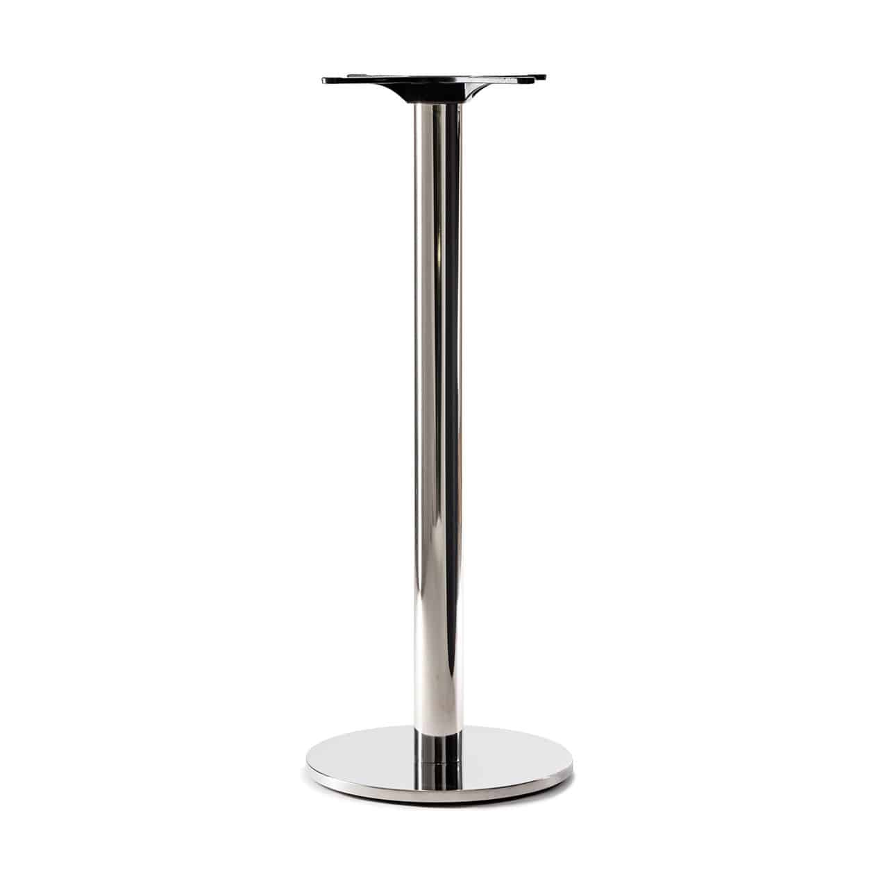 Stainless steel table base - A 09 - Mebella Beata Kotowska - contemporary / for high bar tables ...