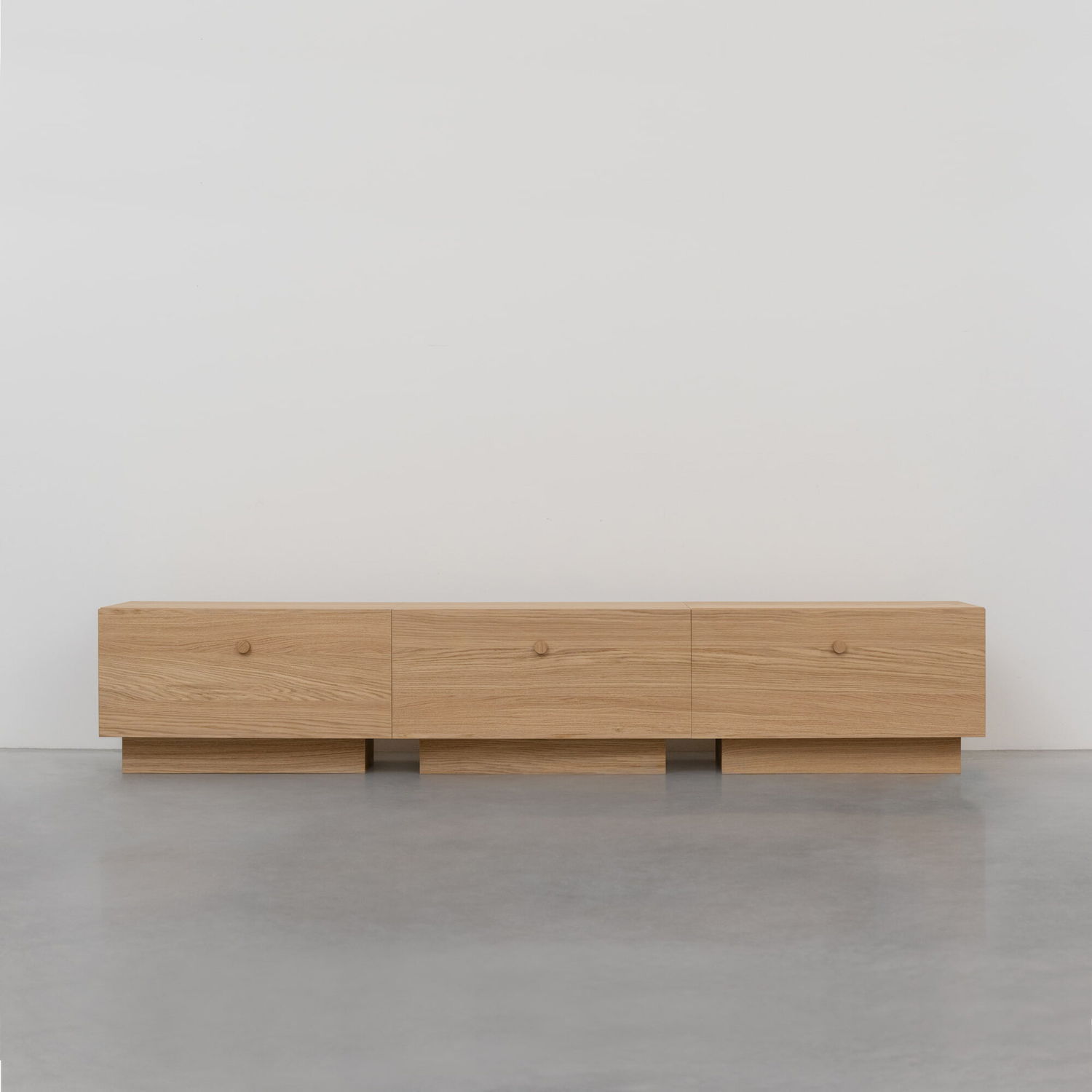 Contemporary TV cabinet - Studio H&K B.V. - lowboard / with storage / 3 ...