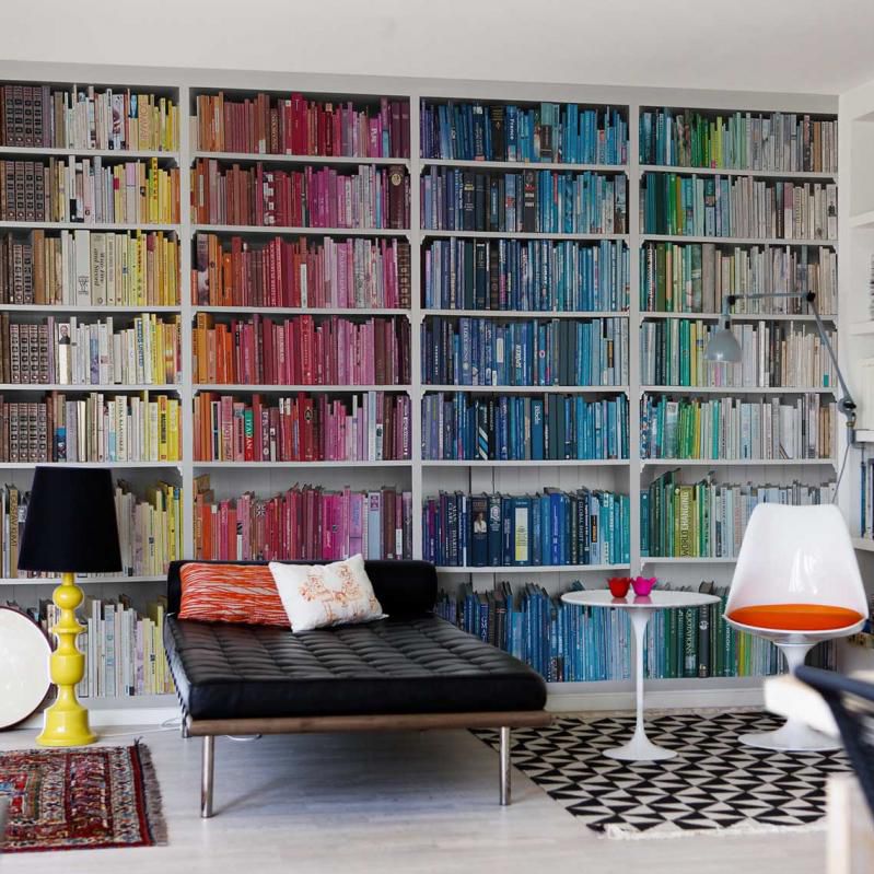 Unique wallpaper - LIBRARY - Mr Perswall - nonwoven fabric / bookshelf ...