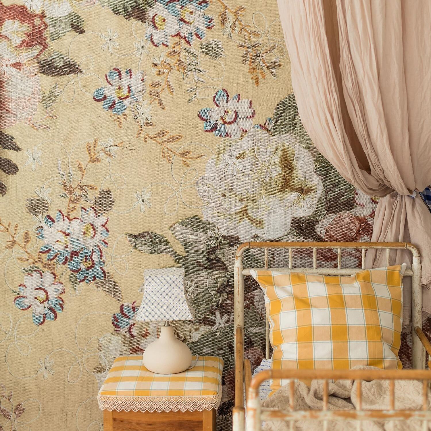 Contemporary wallpaper - BLOSSOM II - Mr Perswall - floral / fabric ...