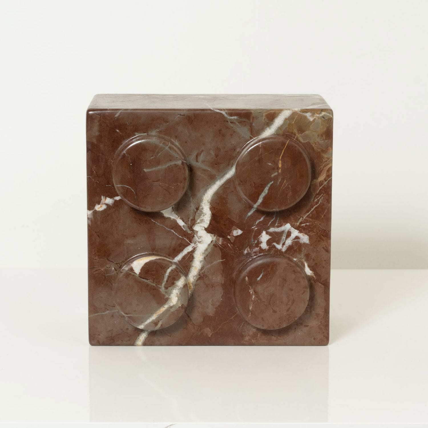 Marble sculpture - BRICK 4 - Valentine Red - San Polo Art Gallery ...