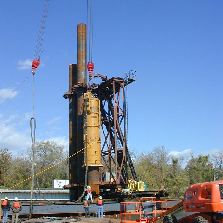 Hydraulic impact hammer - MODEL 40-4 - American Piledriving Equipment Inc.