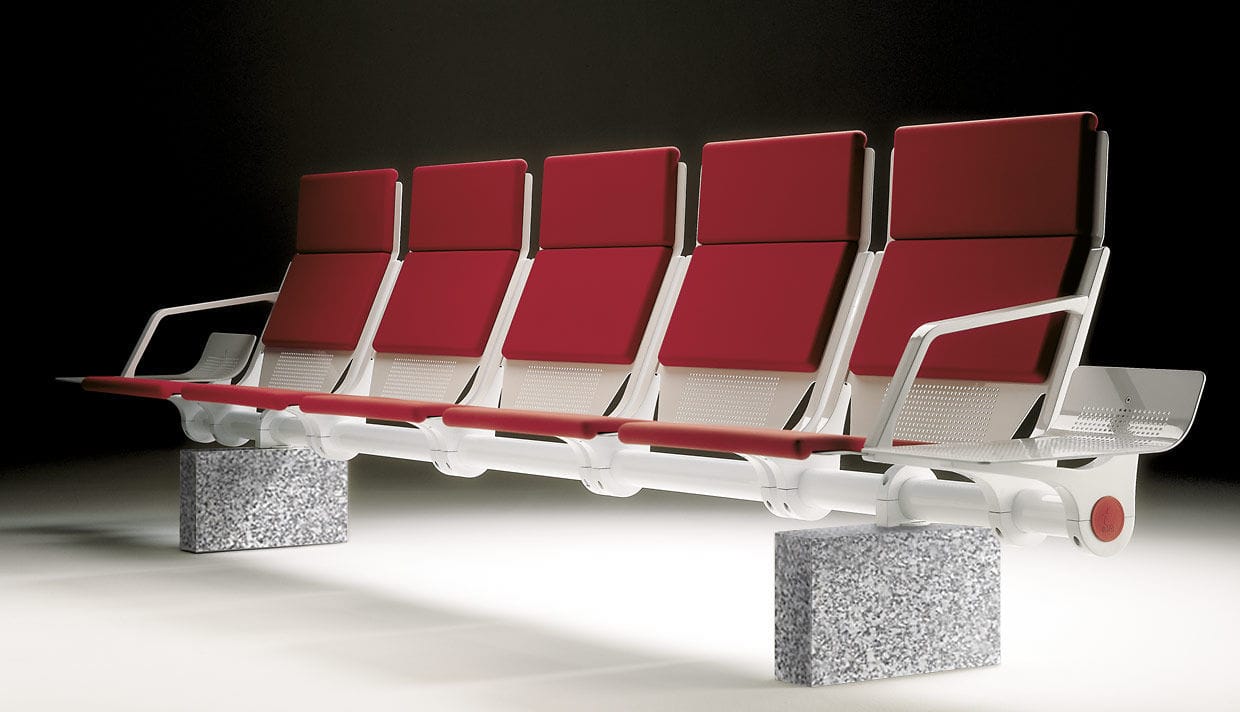 Metal beam chair - RELAX - IMAT MOBILIARIO Y DISEÑO S.A. - polyurethane ...