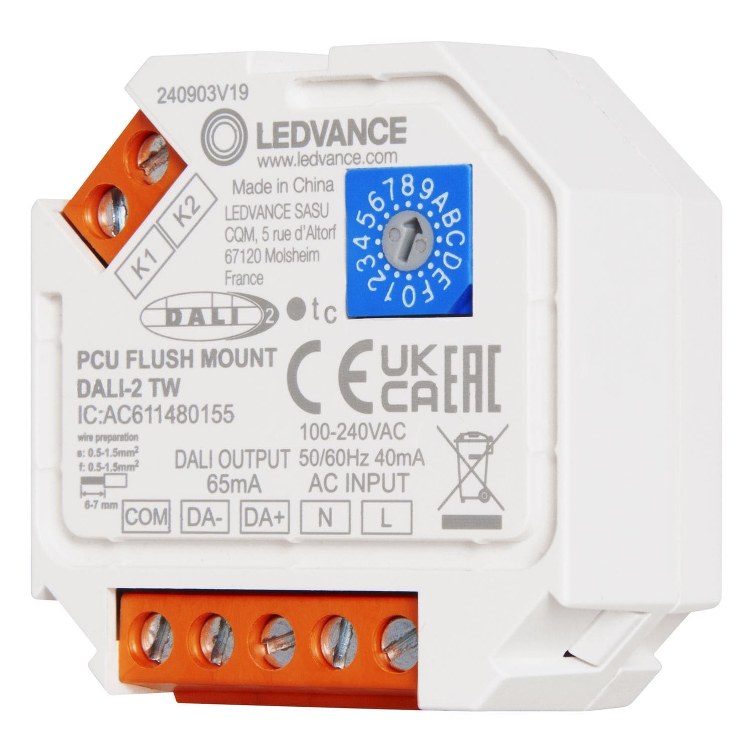 Lighting control module - 4058075837584 - Ledvance - built-in / flush ...