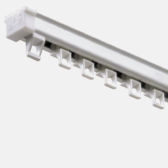 Ceiling mounted curtain track - KIT KS - BOULET - commercial / home