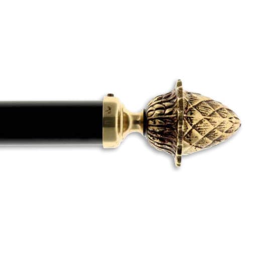 Polished brass curtain rod - B3061 Series - BOULET - brass / ceiling ...