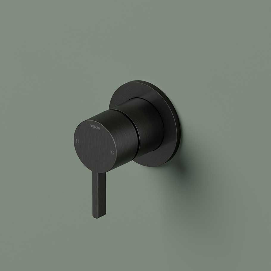 Shower mixer tap - AC131 - hotbath - wall-mounted / built-in / brass
