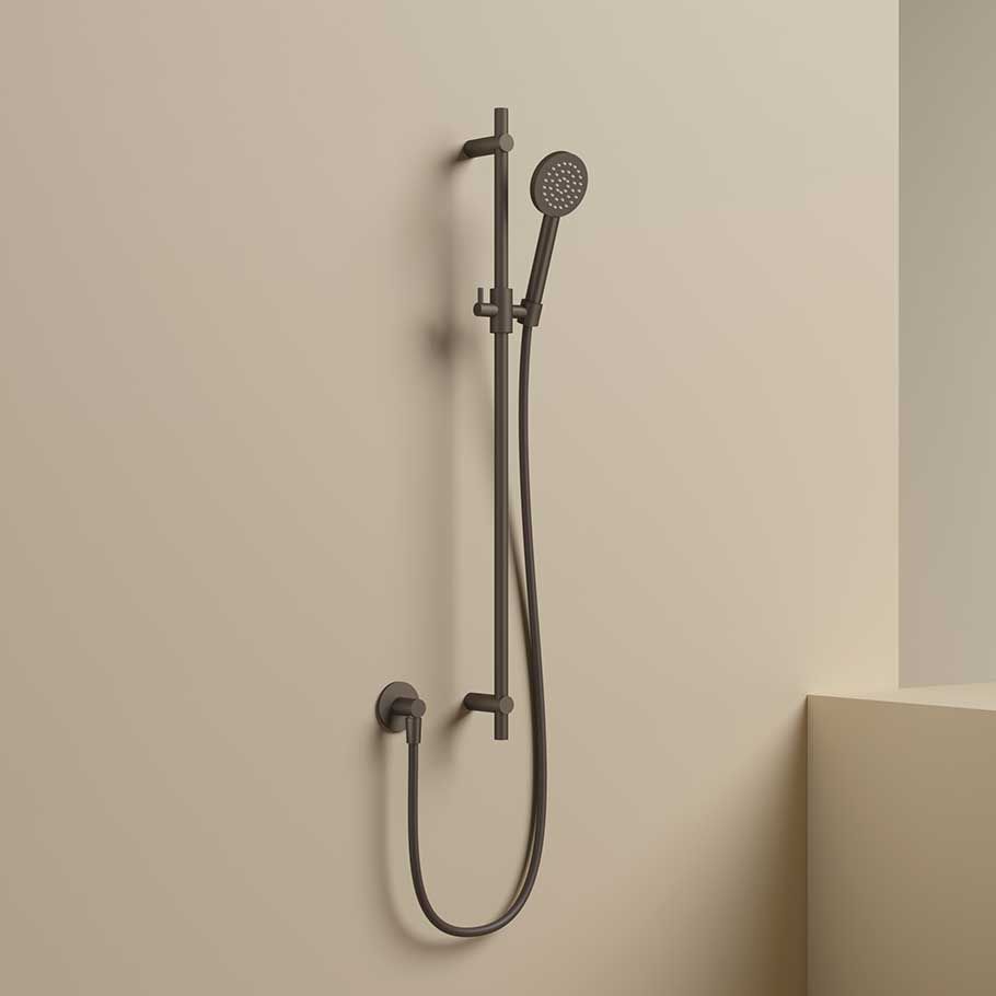 Wall-mounted shower set - M318 - hotbath - contemporary / with hand shower