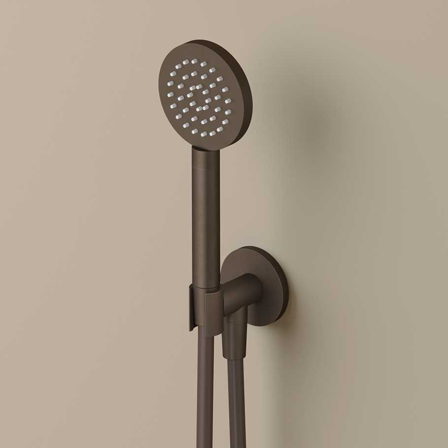 Wall-mounted shower set - M446 - hotbath - contemporary / with hand shower