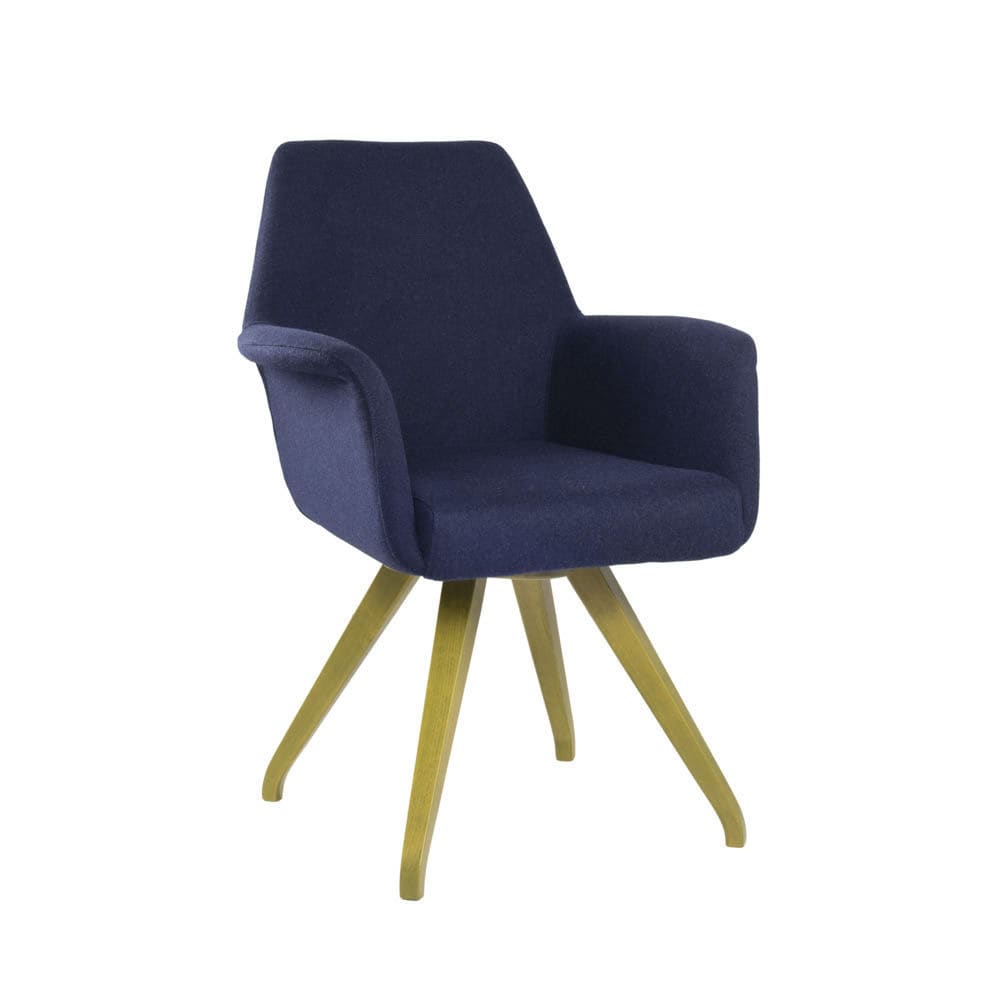 Contemporary chair - VIVA PO01 - New Life Contract - indoor / fabric ...