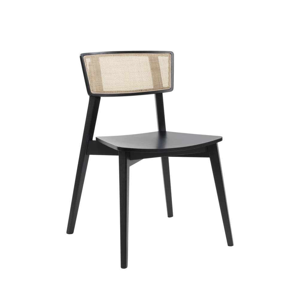 Contemporary chair - HELLEN SE01C - New Life Contract - indoor / wooden ...