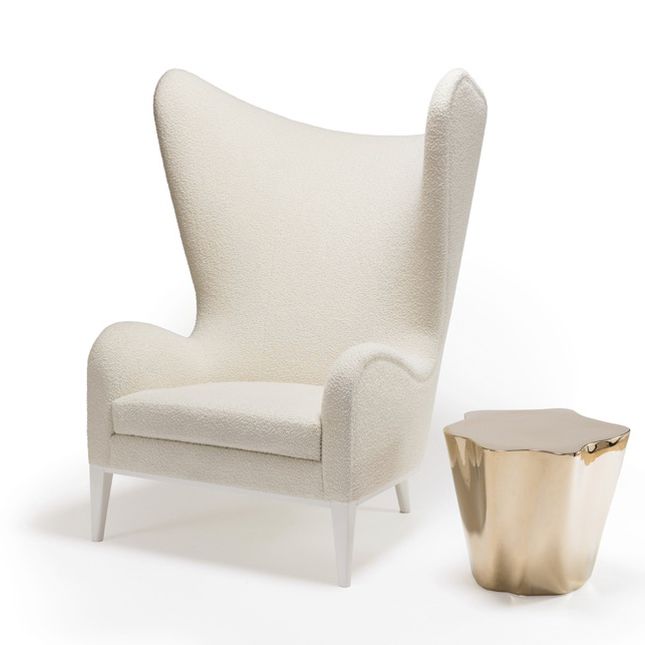 Traditional armchair - HAPPINESS - Sé collections - leather / fabric / wing