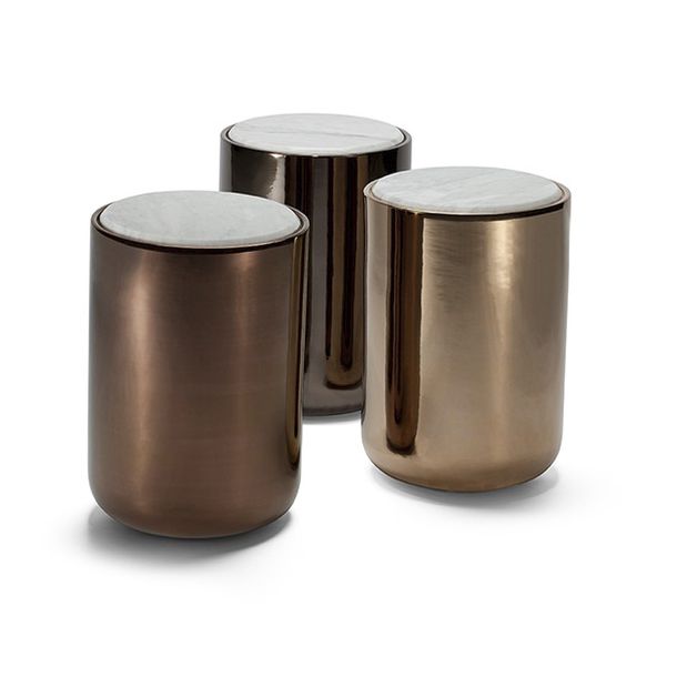 Contemporary side table - BALA HI - Sé collections - ceramic / marble ...