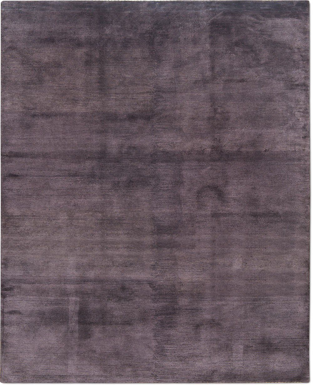 Contemporary rug - LINES - Knots rugs - plain / silk / Tibetan wool