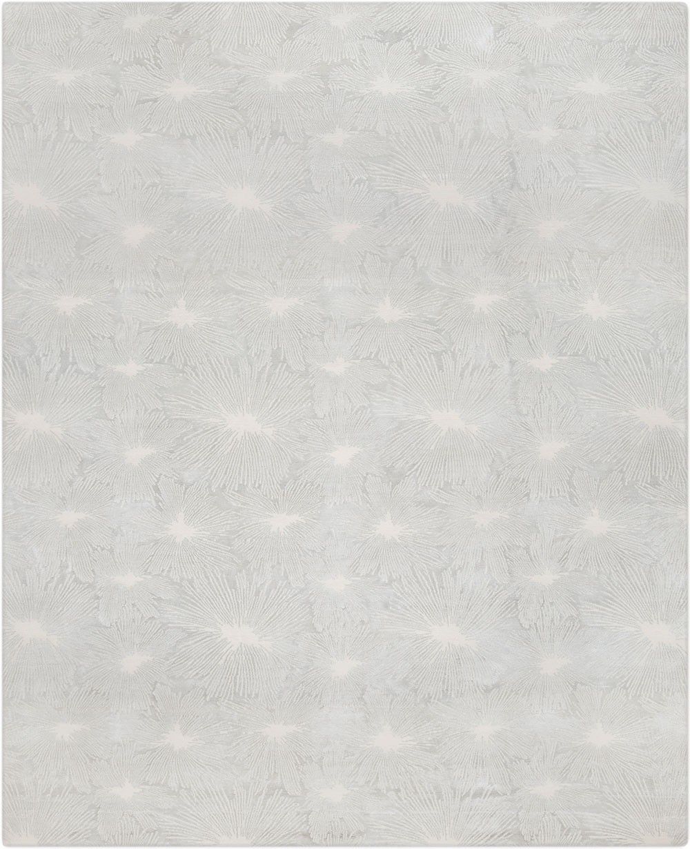 Contemporary rug - SPRING - Knots rugs - floral pattern / silk ...