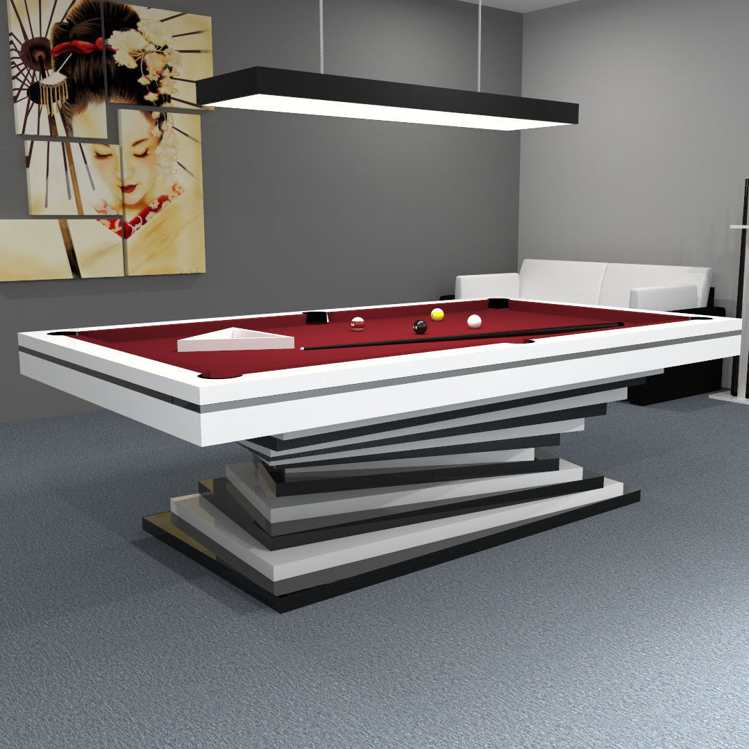 Contemporary pool table - HARMANY - Bilhares Europa - home / oak / beech