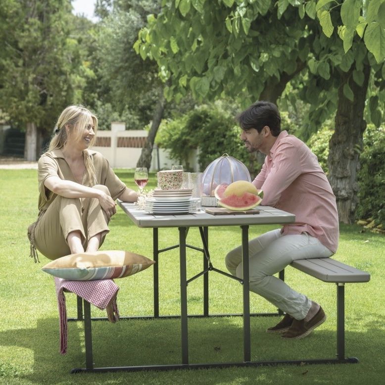 Folding picnic table - Dakota - Zown - contemporary / high-density ...