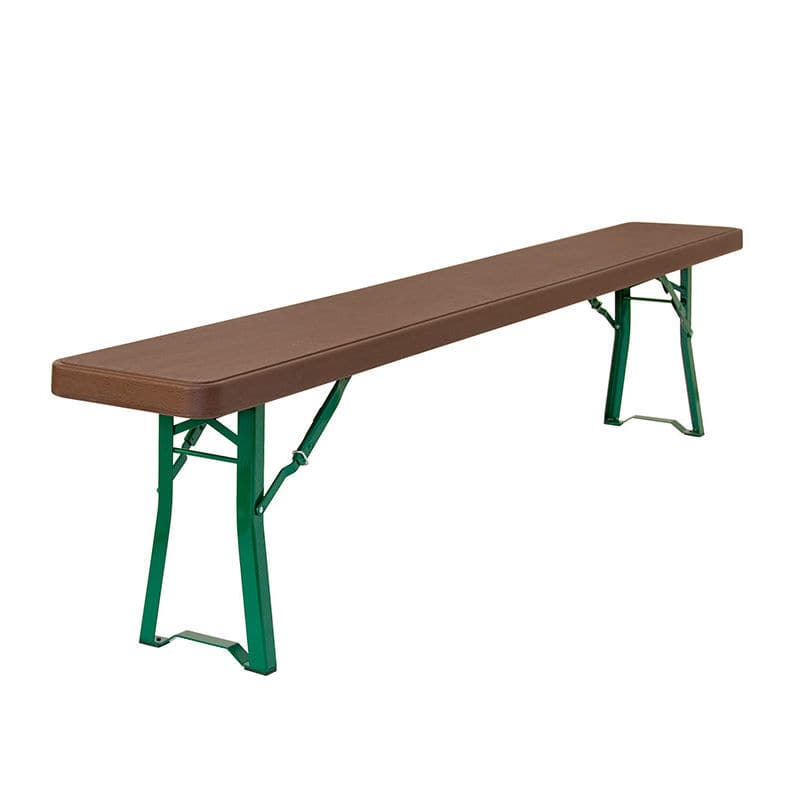 Folding bench - Zown Munich - Zown - contemporary / steel / polyethylene