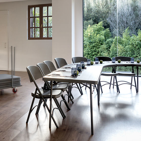 Folding table - Classic XL180 - Zown - contemporary / high-density ...