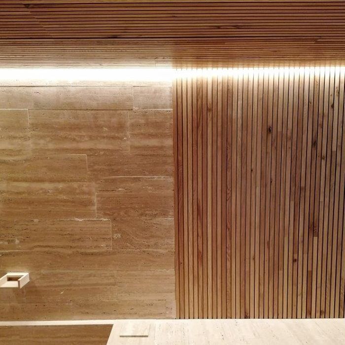 Wooden wall cladding - SURCO interiors - indoor / residential / glued