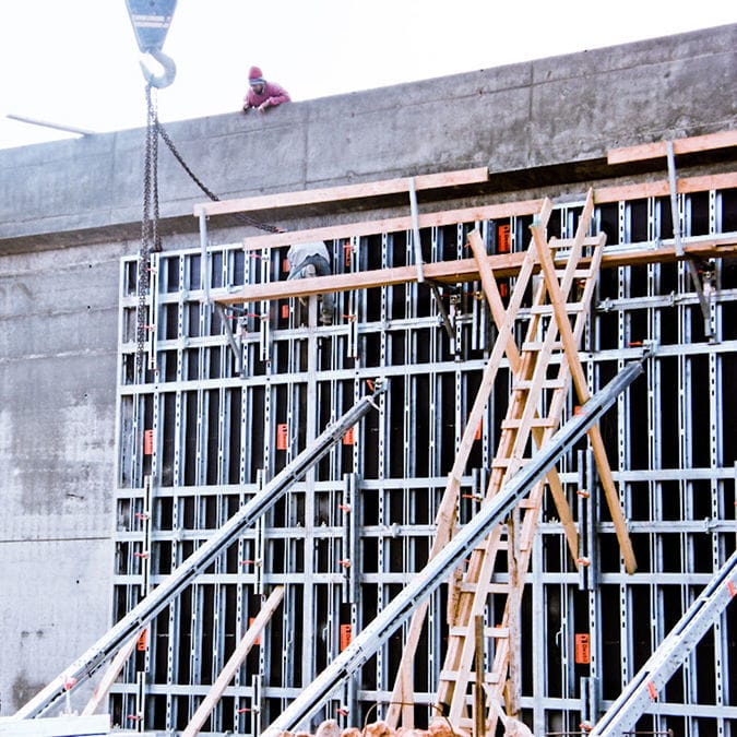 Modular formwork - DESTIL - Farina Formworks - steel / wall / custom