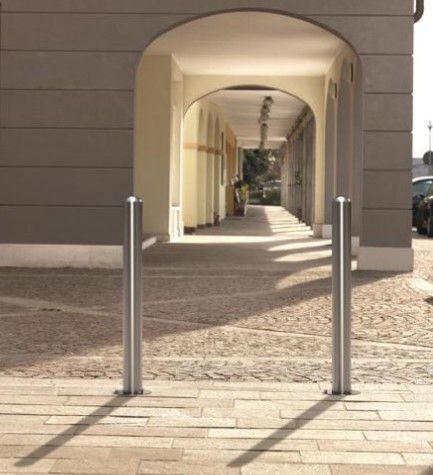 Security post - NILO - Ferrinox - galvanised steel / stainless steel ...