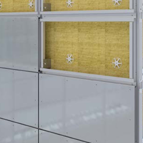 Panel cladding - SV4C - ISOSTA international - aluminum / horizontal ...