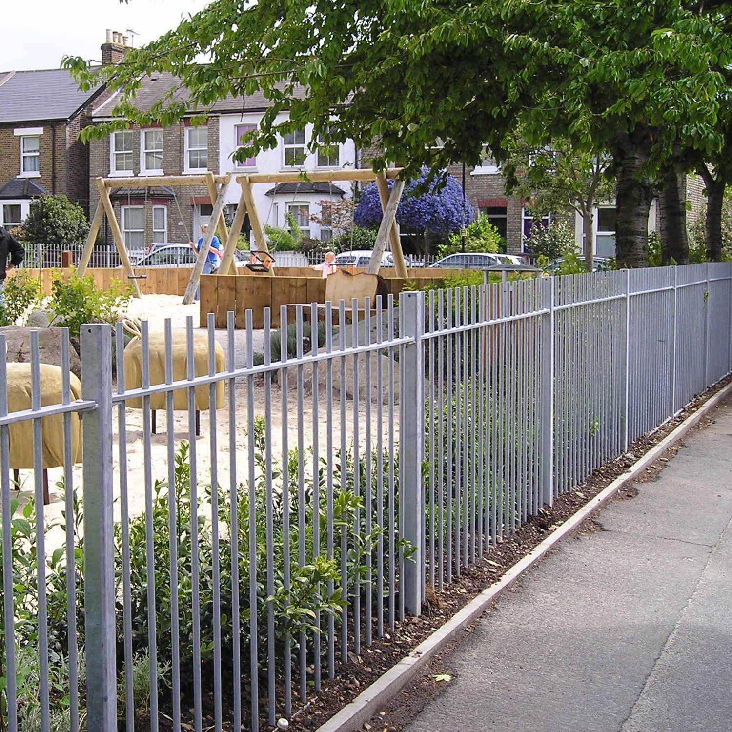 Bar fencing - STANDARD VERTICAL - ALPHA RAIL - for public spaces ...