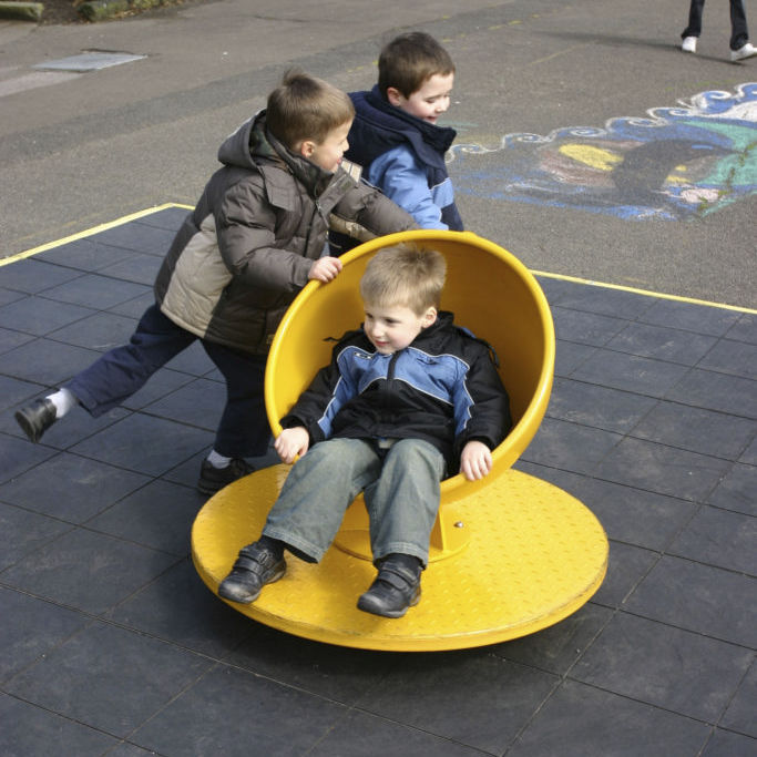 Children's playground spinner - TEACUP TWISTER - WICKSTEED - for playground