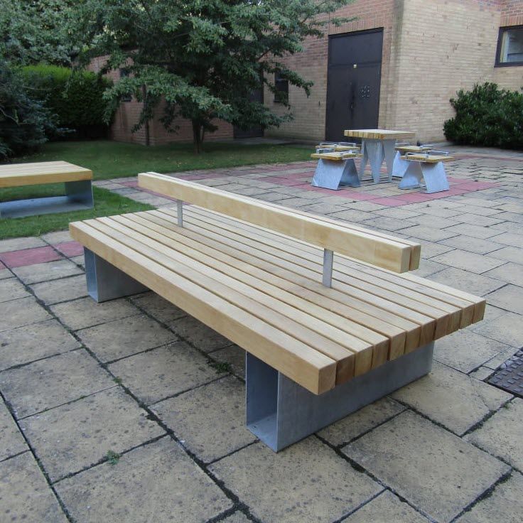 Contemporary public bench - AMBLESIDE PODIUM - LOGIC STREET & PARK ...