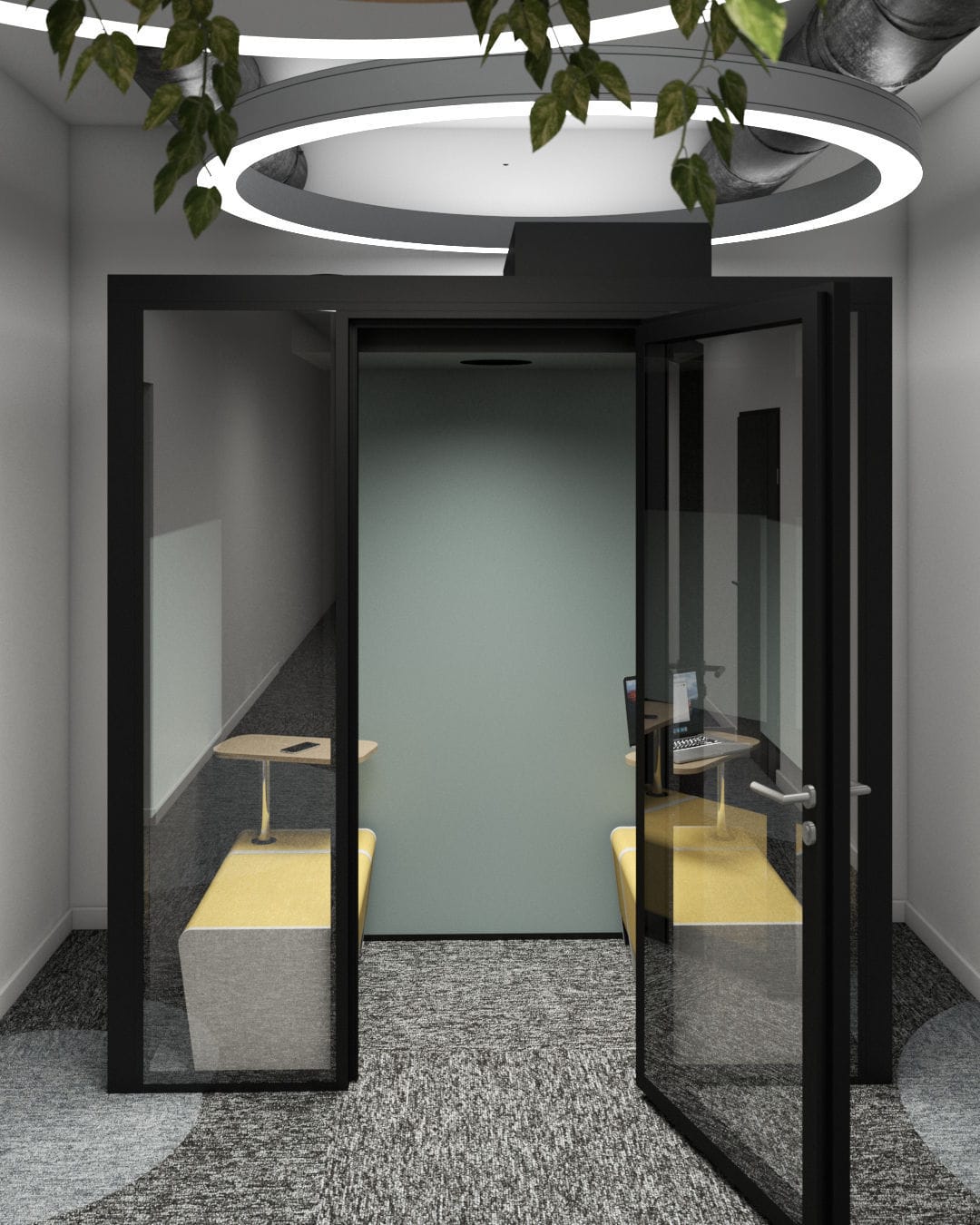 Acoustic office pod - EVIDENCE BOX-DUO - Mecanalu - USB / with ...