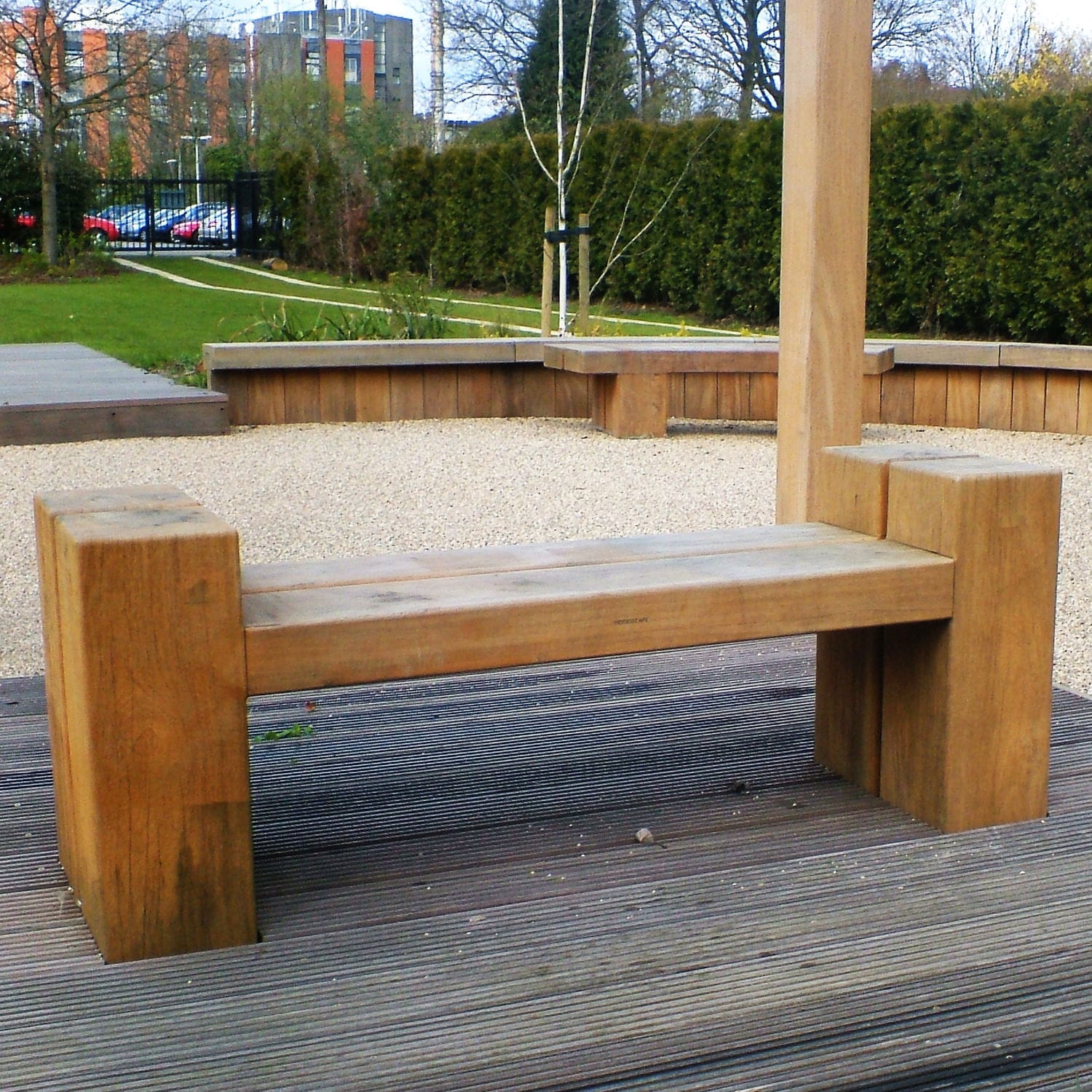 Contemporary public bench - TYPE 1 - Woodscape. - wooden / FSC ...