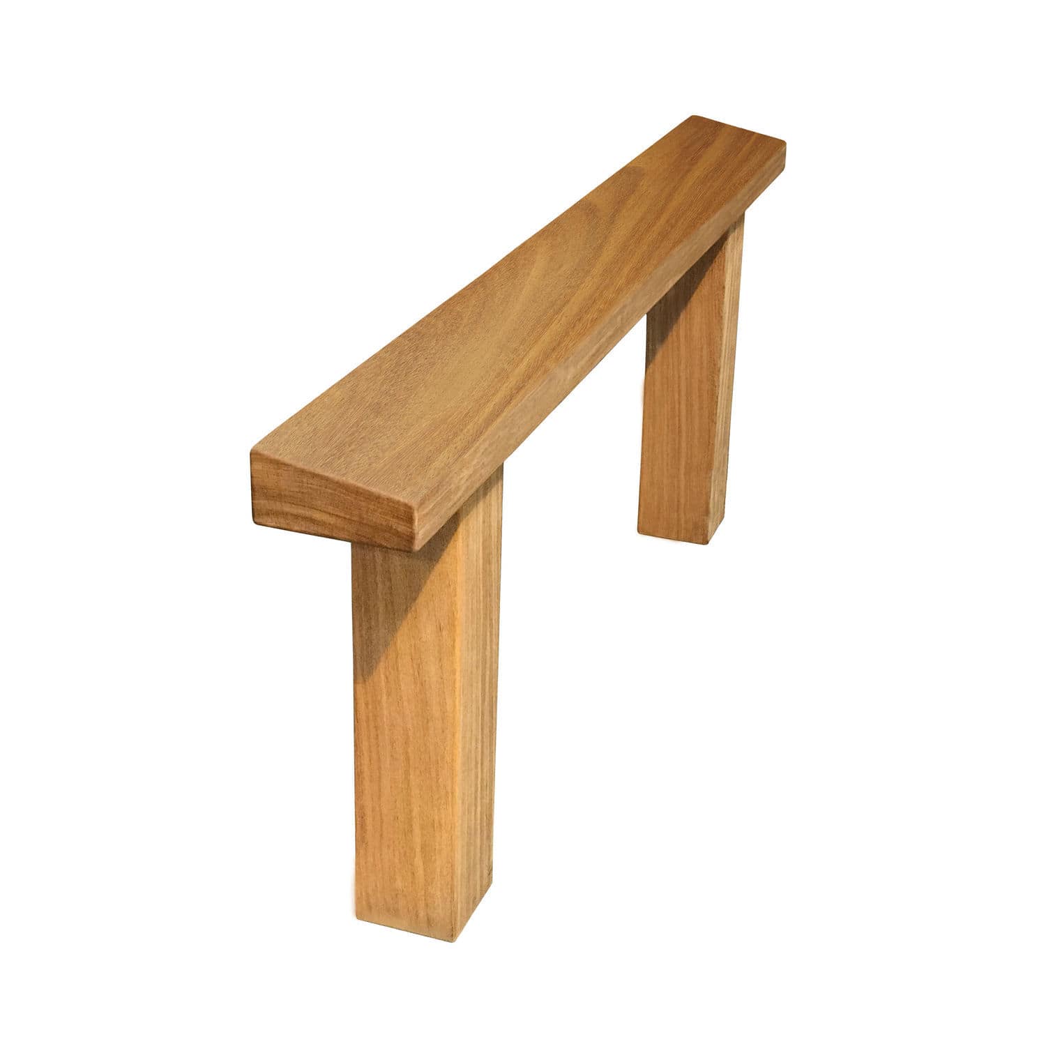 Contemporary public bench - PERCH - Woodscape. - wooden / custom / stand-up
